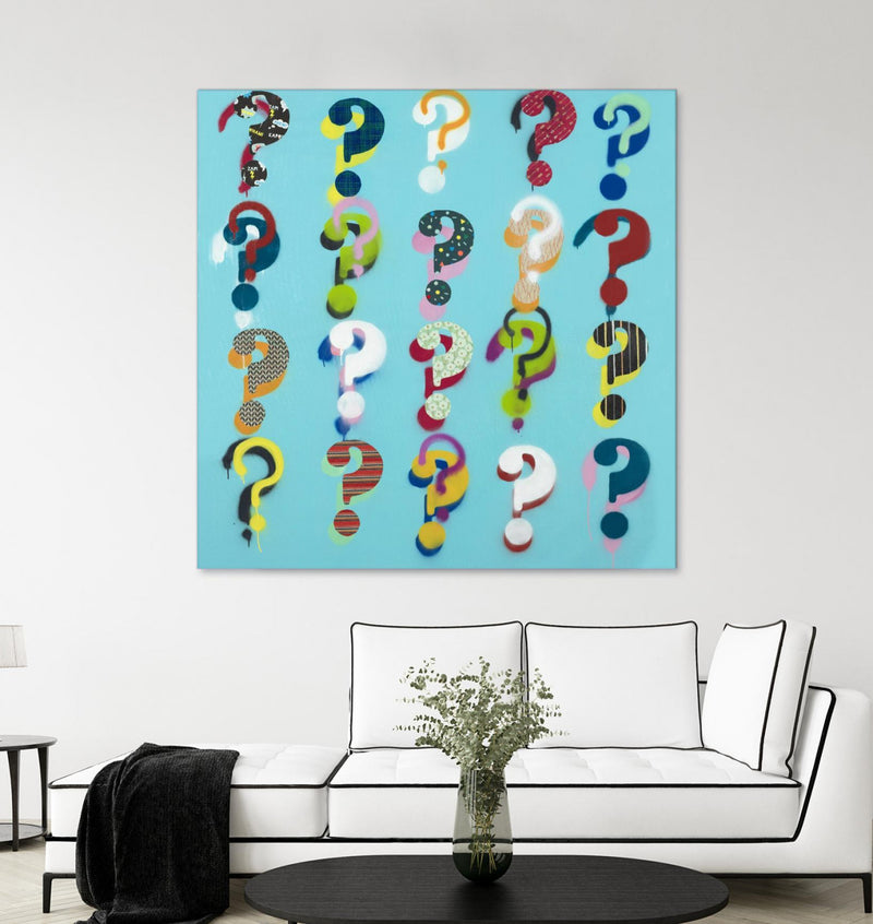 "Pop The Question" Giant Art 54x54 Wall Art - The Brick