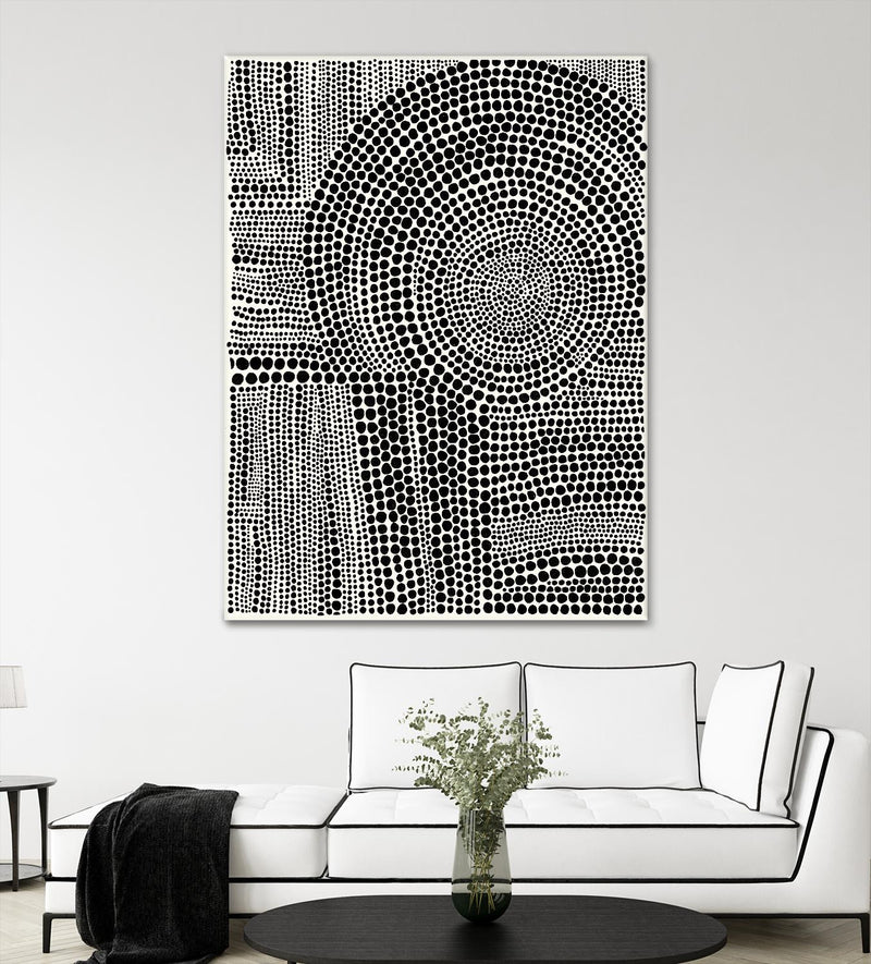 "Clustered Dots B" Giant Art 72x54 Wall Art | The Brick