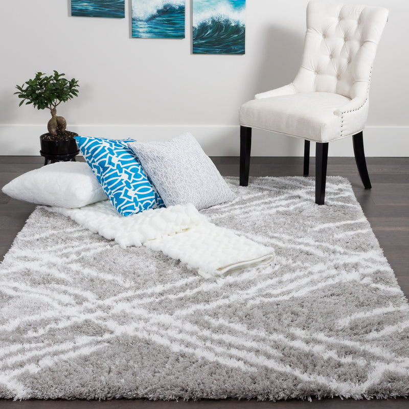 Ker Grey Lines 3x5 Area Rug - The Brick