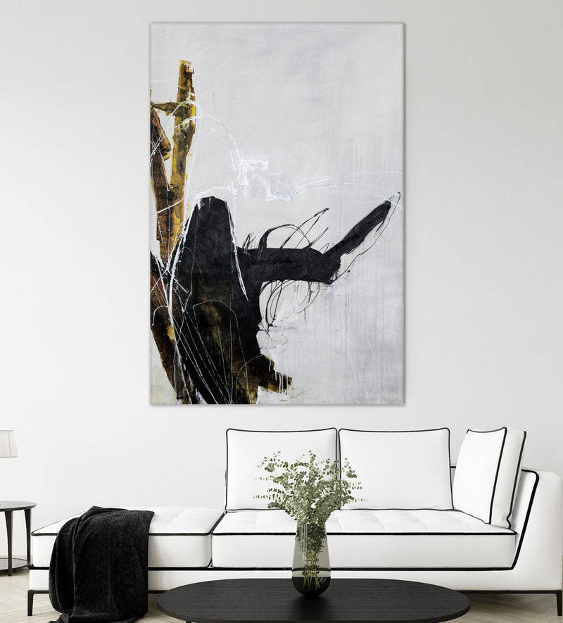 "Lever Down" Giant Art 72x48 Wall Art - The Brick
