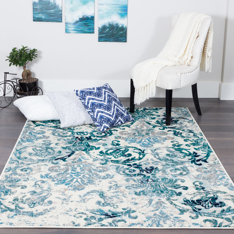 Sav Vin Flora 3x5 Area Rug - The Brick