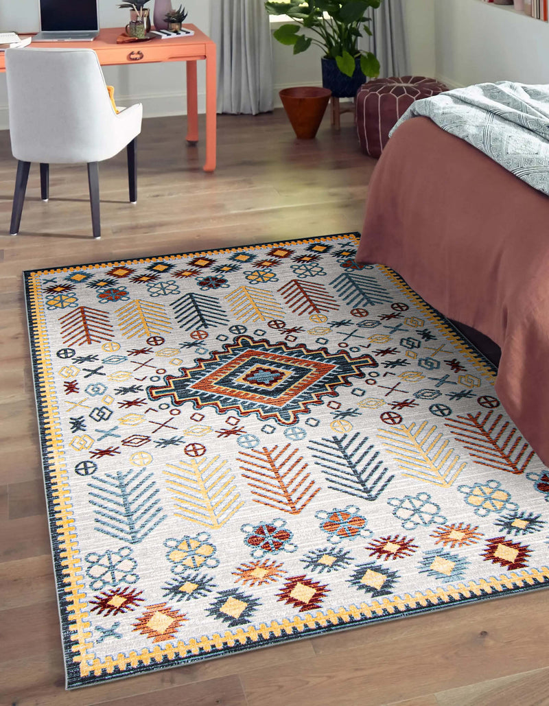 Gypsy Grey Machine Washable Area Rug - 3'0" x 5'0" - The Brick