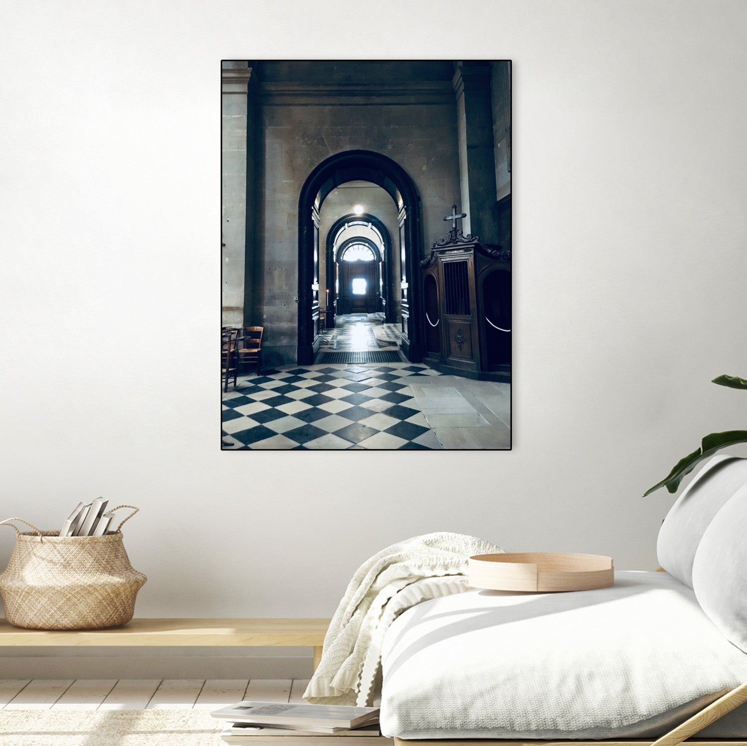 "Confessional" Canvas Framed Black 30x40 Wall Art - The Brick