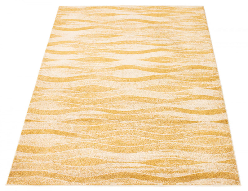 Arusha Ivory / Gold 5'3" x 7'3" Area Rug - The Brick
