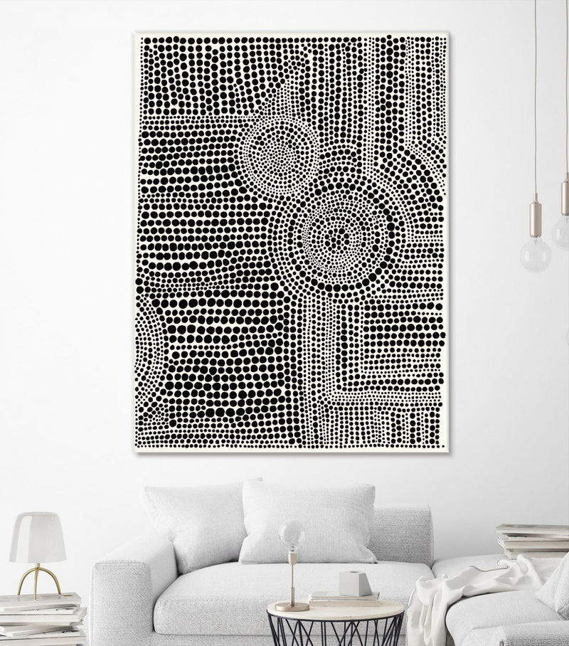"Clustered Dots A" Giant Art 72x54 Wall Art | The Brick