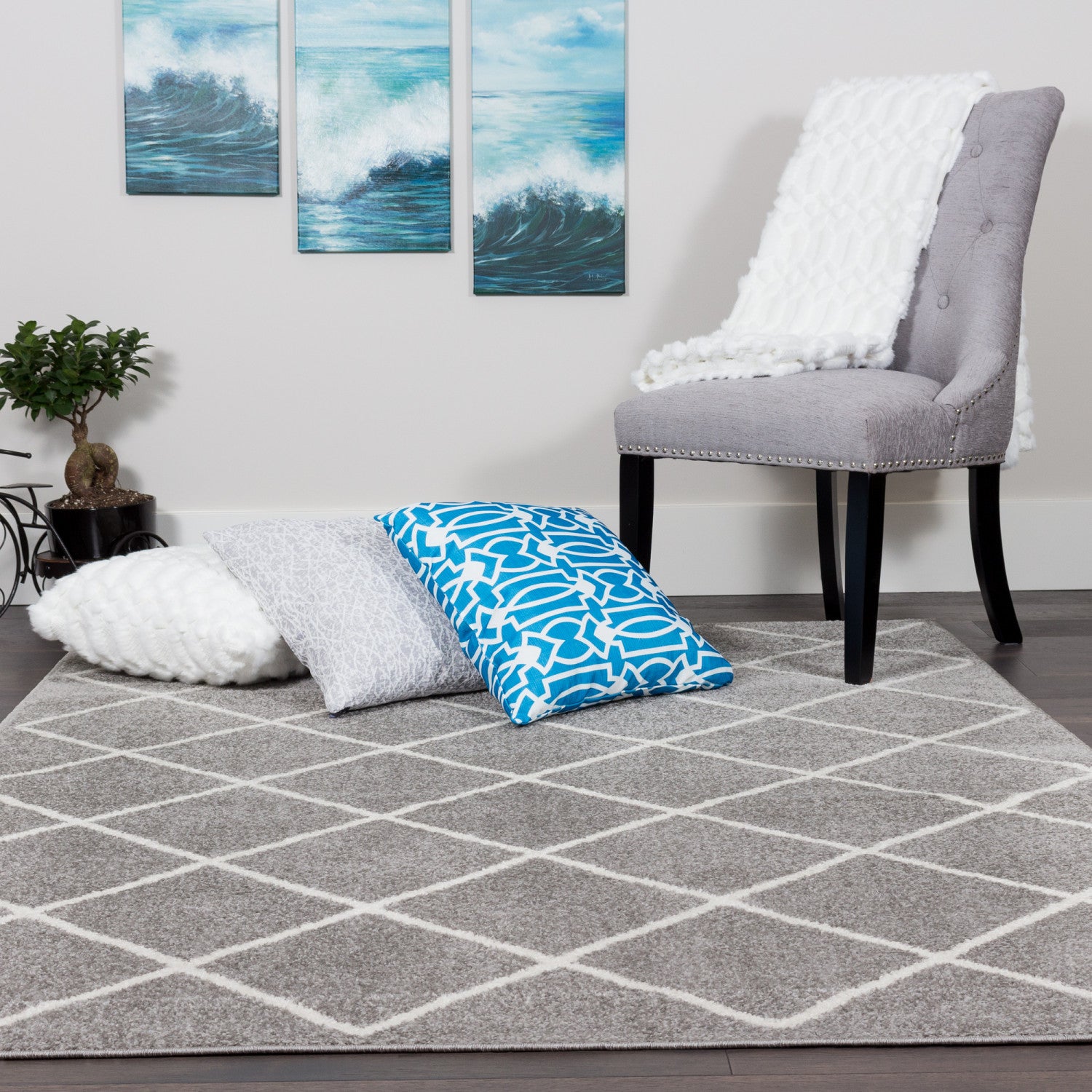 Lav Lat Basics 3x5 Area Rug - The Brick