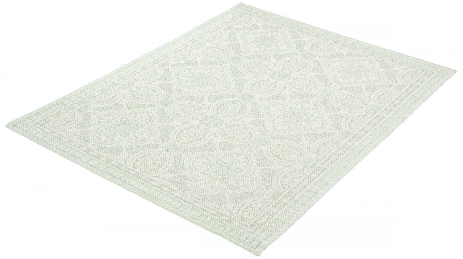 Neisha Traditional Mint Rug 6'7" X 9'6" Area Rug - The Brick