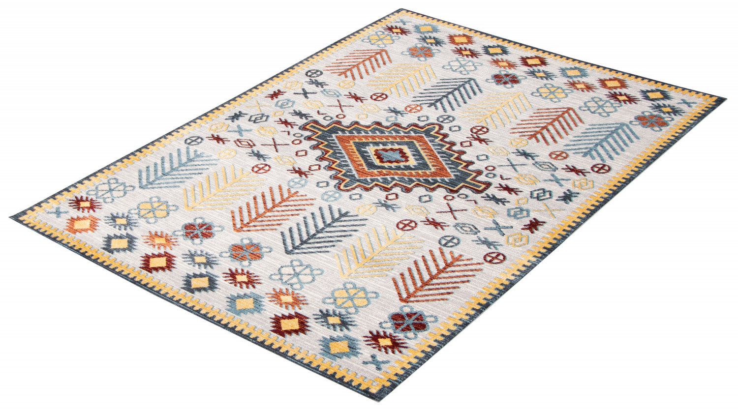 Gypsy Grey Machine Washable Area Rug - 6'0" x 9'0" - The Brick