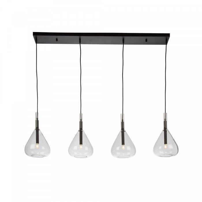Conic 4-Light Black Ceiling Light - The Brick
