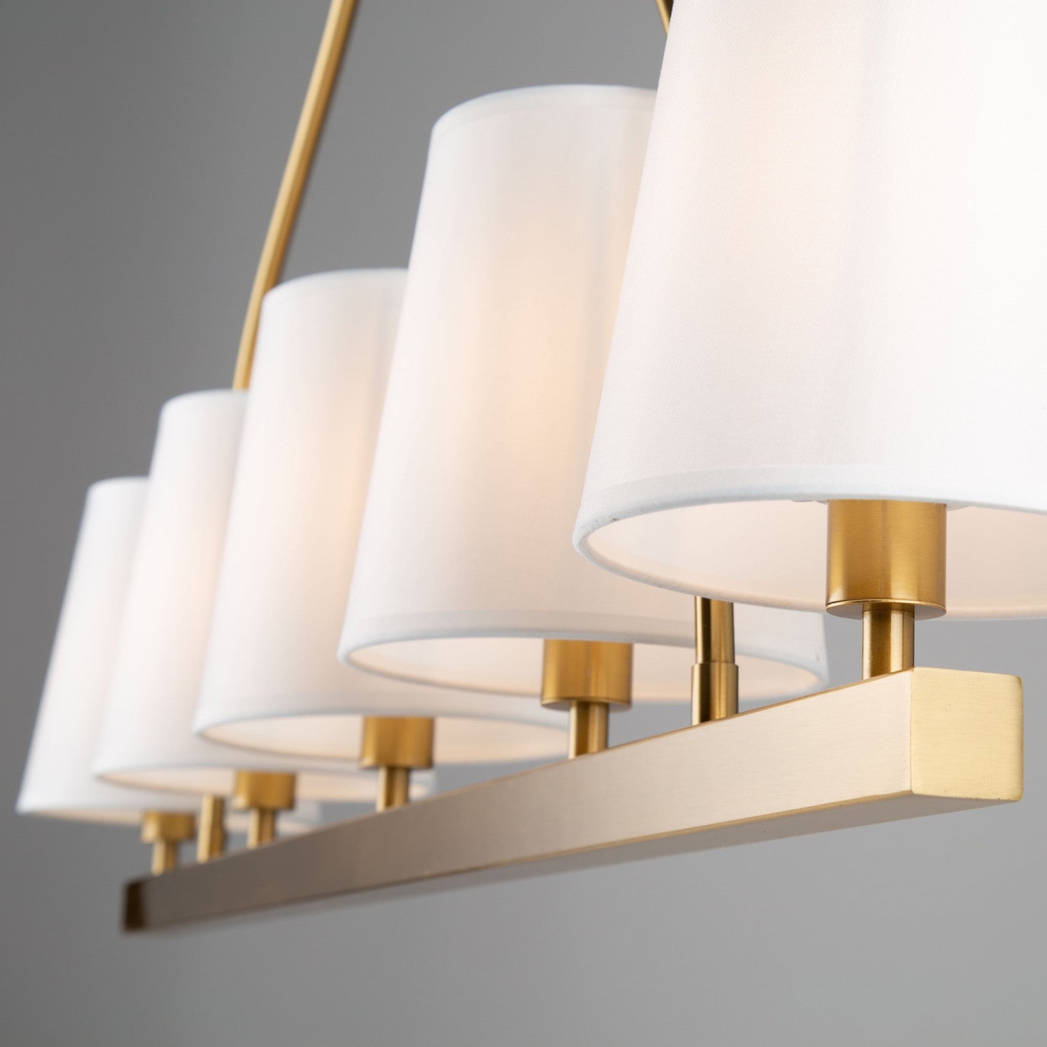 Rhythm 5-Light Brushed Gold Ceiling Light - The Brick