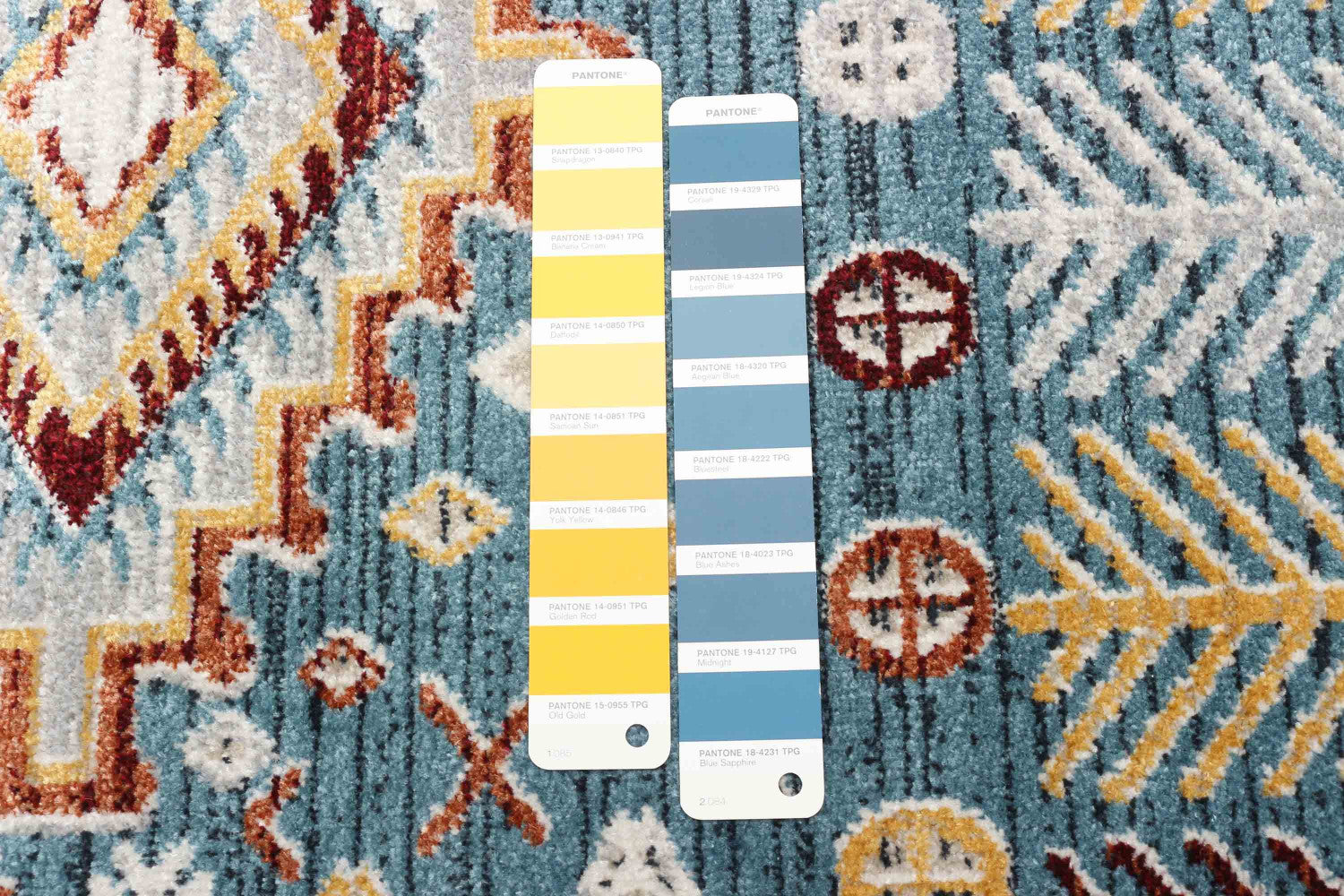 Gypsy Blue Machine Washable Area Rug - 8'0" x 10'0" - The Brick