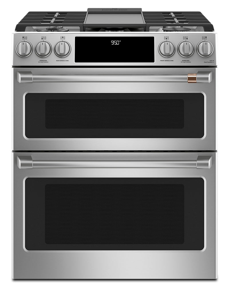Cafe 7 Cu. Ft. Smart Dual Fuel Range with True European Convection ...