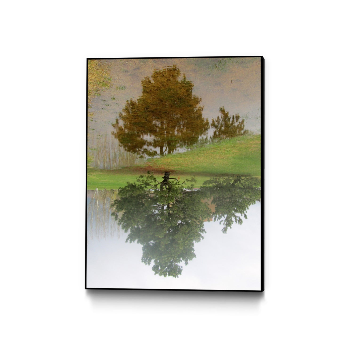 "I Look At Life On Both Sides Now" Canvas Framed Black 24x32 Wall Art ...