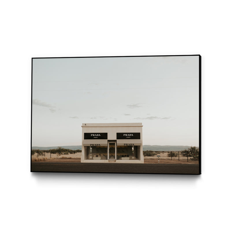 "Marfa" Canvas Framed Black 36x24 Wall Art - The Brick