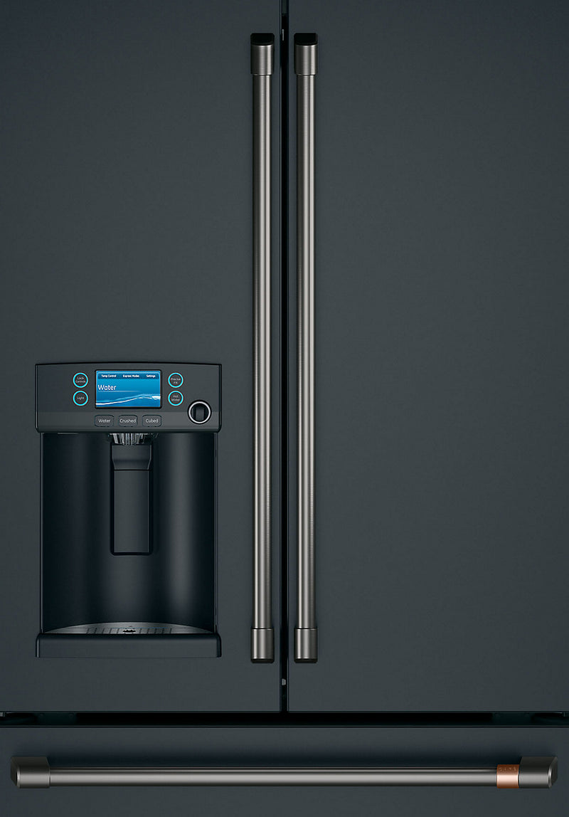 Café French-Door Refrigerator Brushed Black Handles - CXLB3H3PMBT - The ...