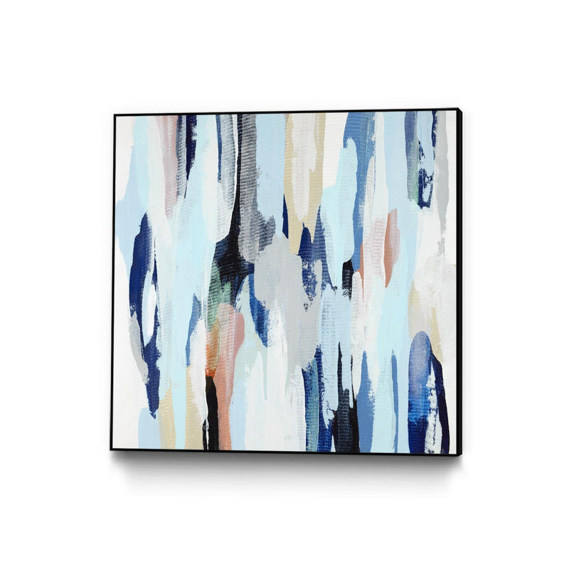 "Creating Coastal" Canvas Framed Black 20x20 Wall Art - The Brick