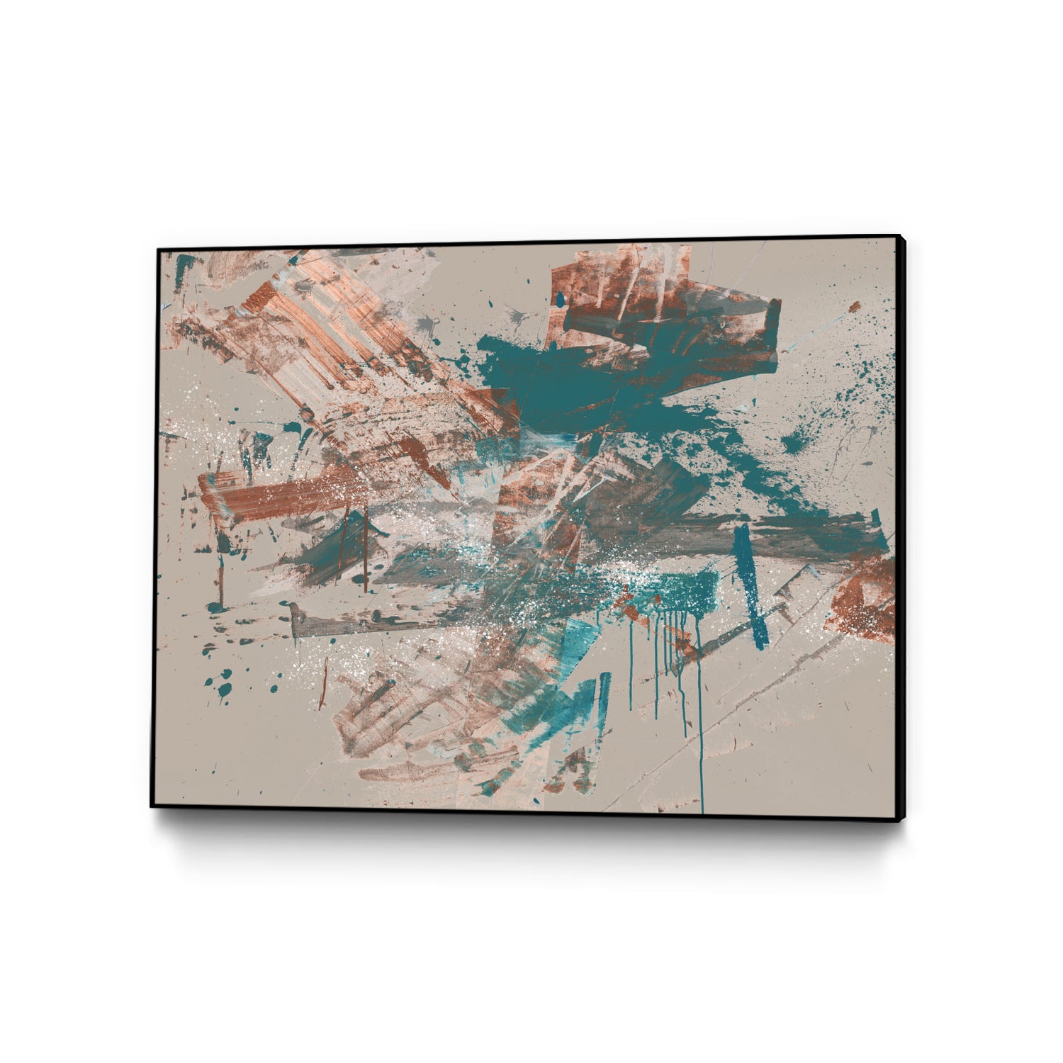 "Fresh Grind Ii" Canvas Framed Black 24x18 Wall Art - The Brick