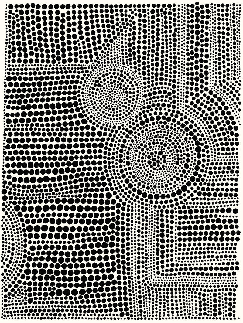 "Clustered Dots A" Giant Art 72x54 Wall Art - The Brick