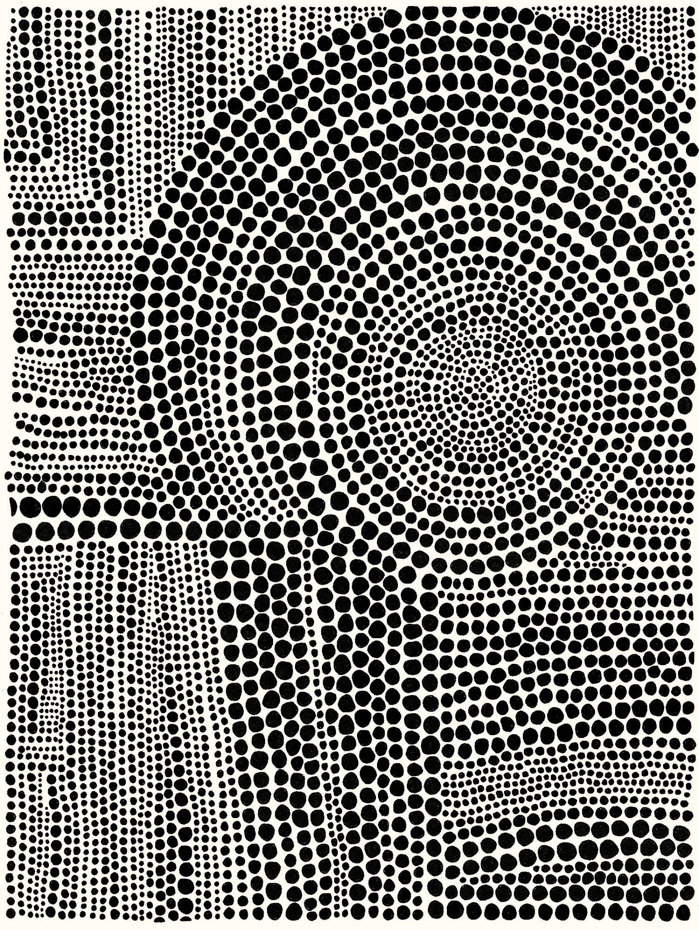 "Clustered Dots B" Giant Art 72x54 Wall Art | The Brick