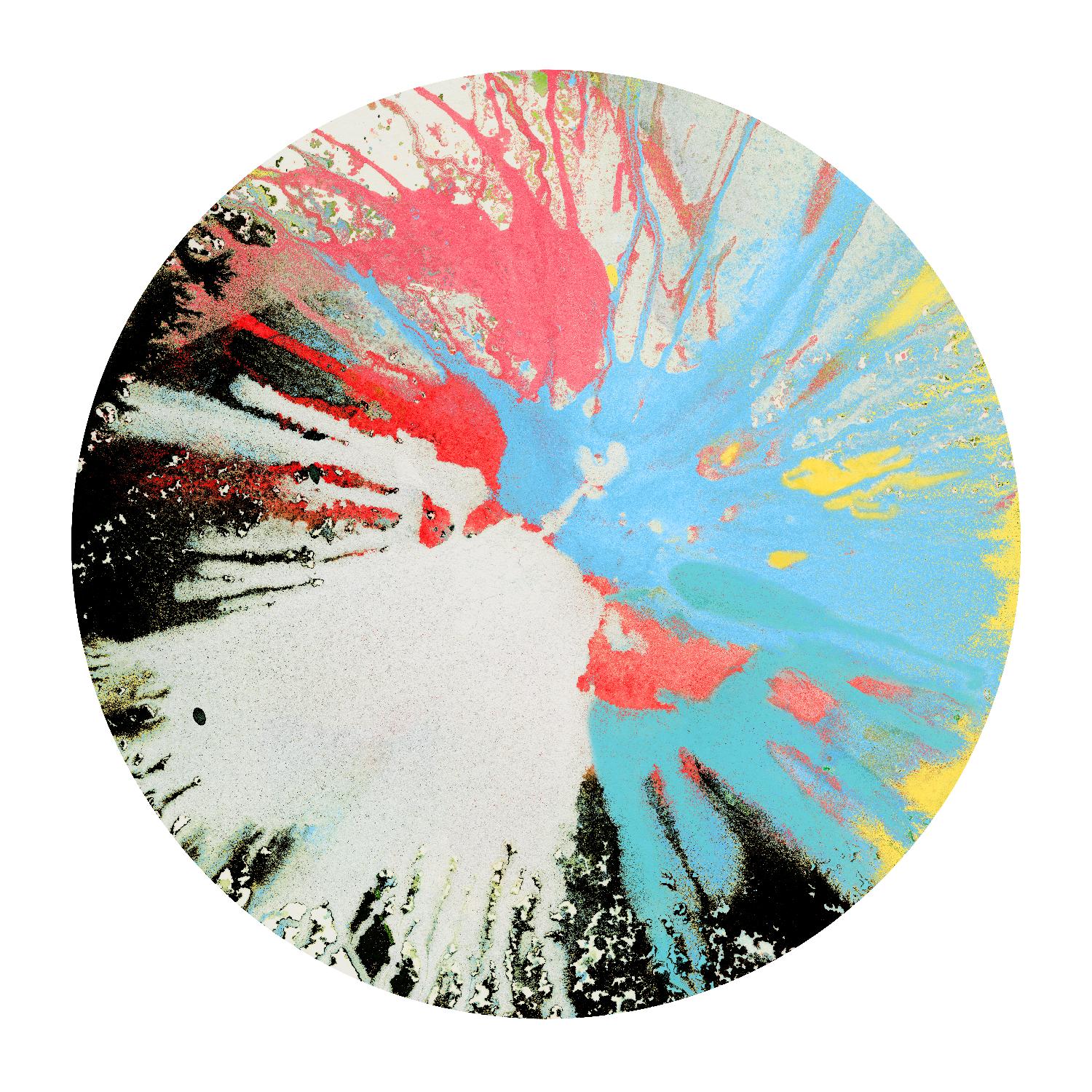 "Spin Art 10" Giant Art 72x72 Wall Art - The Brick