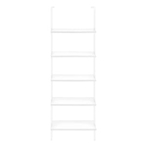 White Silver Metal Bookcase | The Brick