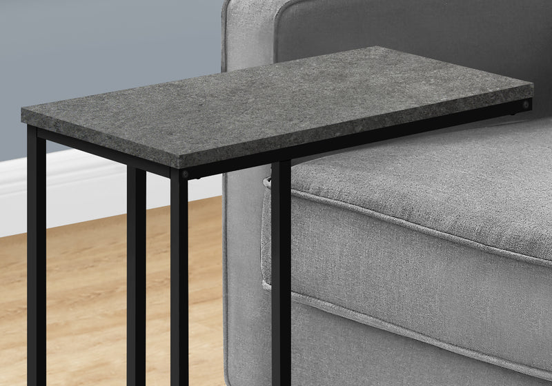 Grey Stone-look Side Table - The Brick
