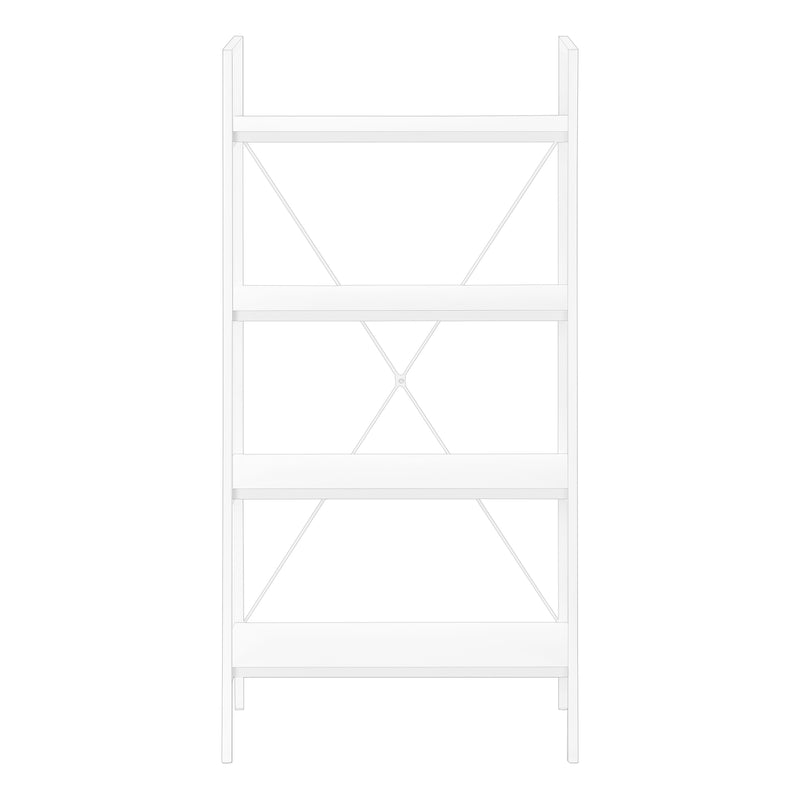 White White Metal Bookcase - The Brick