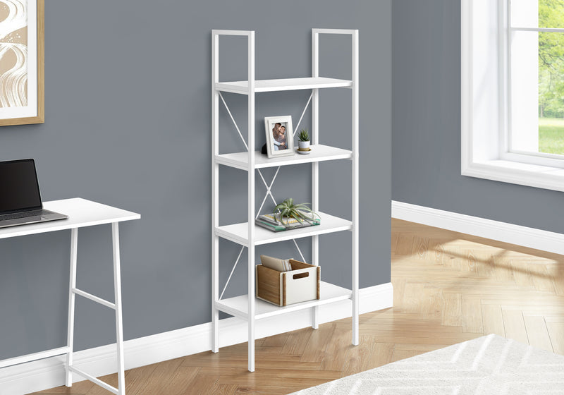 White White Metal Bookcase | The Brick