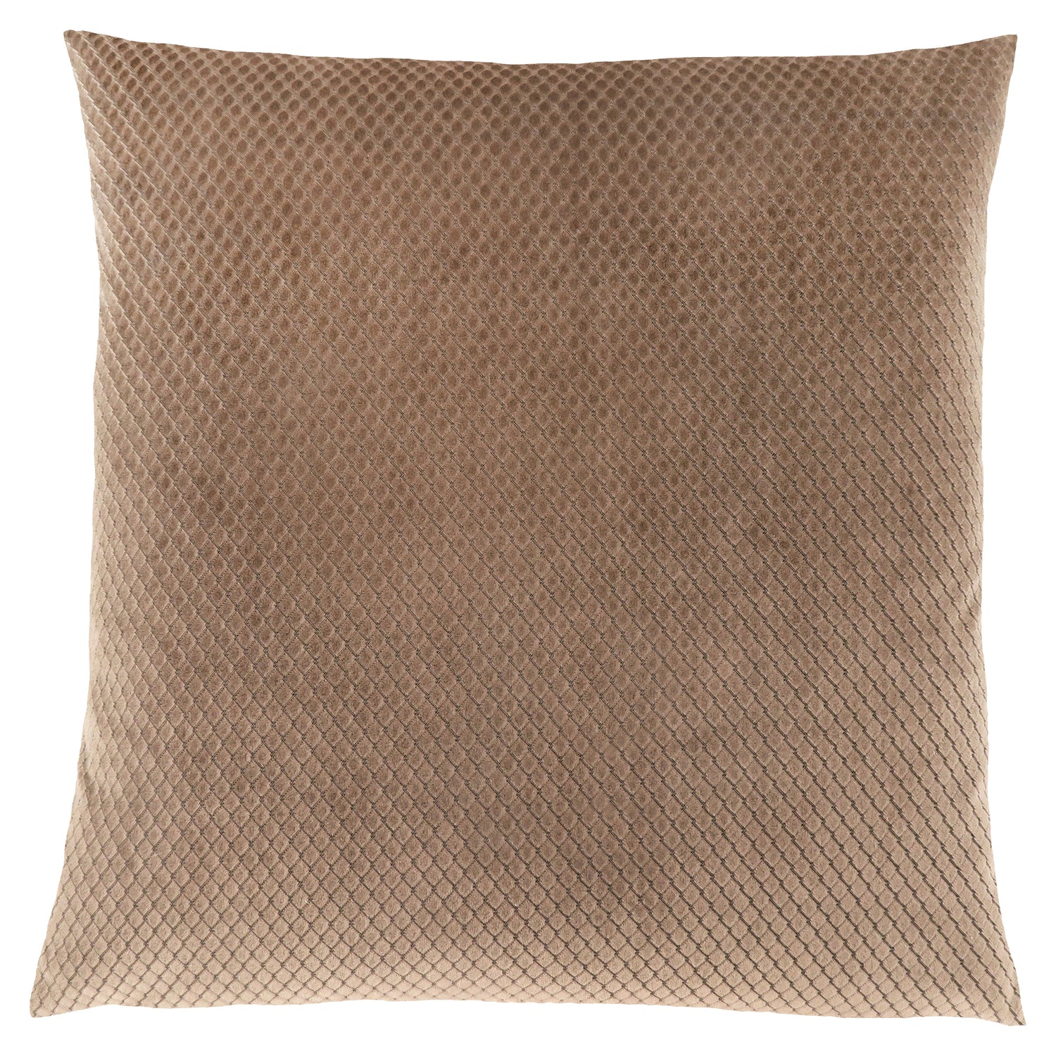 Beige Diamond Velvet 1pc Pillow | The Brick