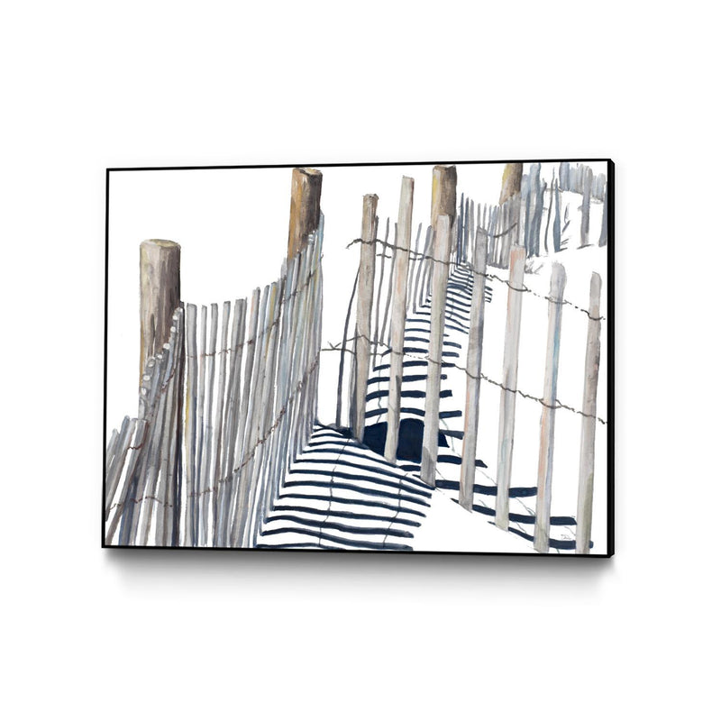 "Shadows Of Paradise" Canvas Framed Black 24x18 Wall Art - The Brick
