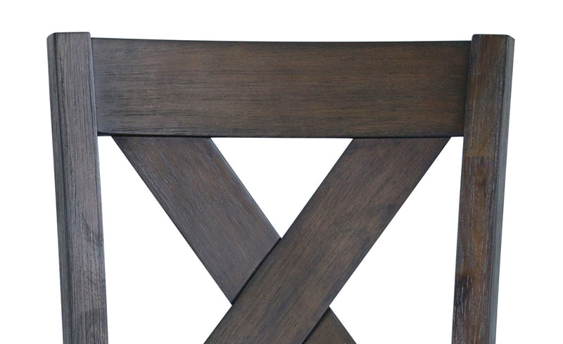 Tribeca 5pc Counter-Height Set with Table & 4 Chairs, Pedestal Base ...