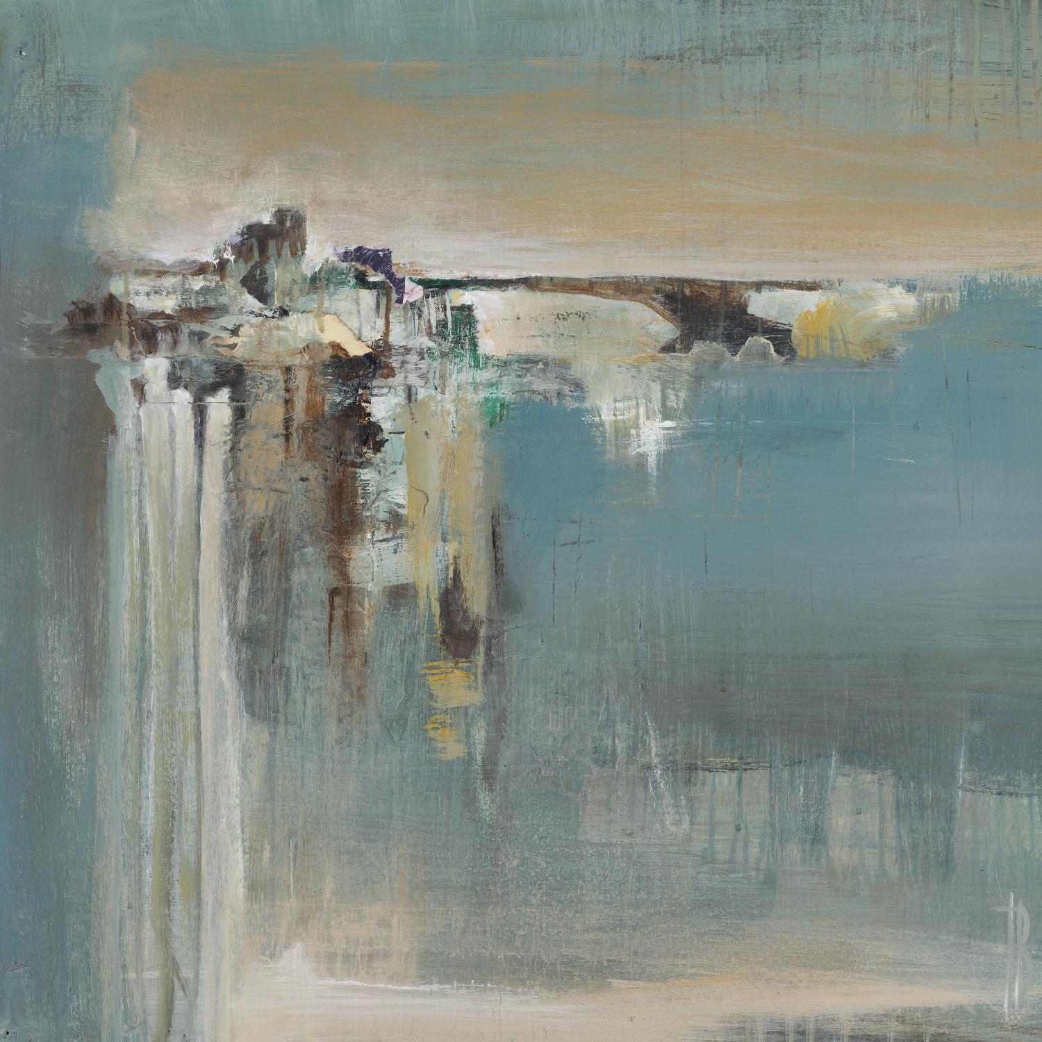 "Fragmented Fields" Giant Art 72x72 Wall Art - The Brick