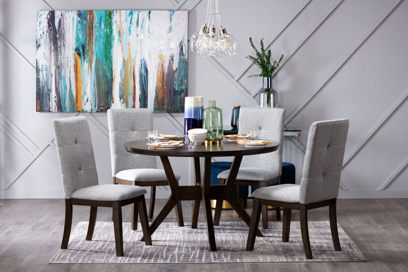 Chelsea Round Dining Table - Grey Brown | The Brick