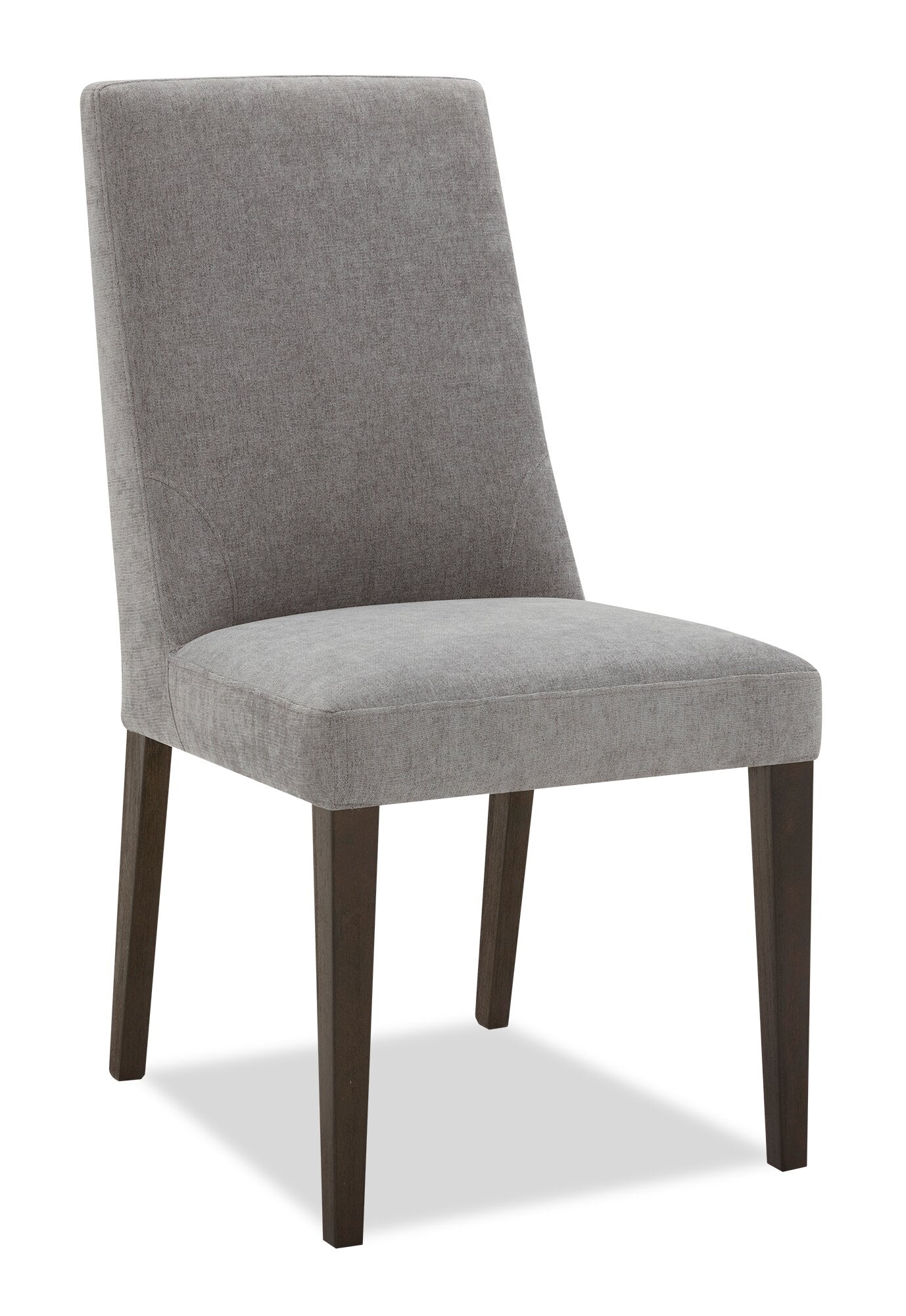 Cora Dining Chair with Polyester Fabric - Grey - The Brick