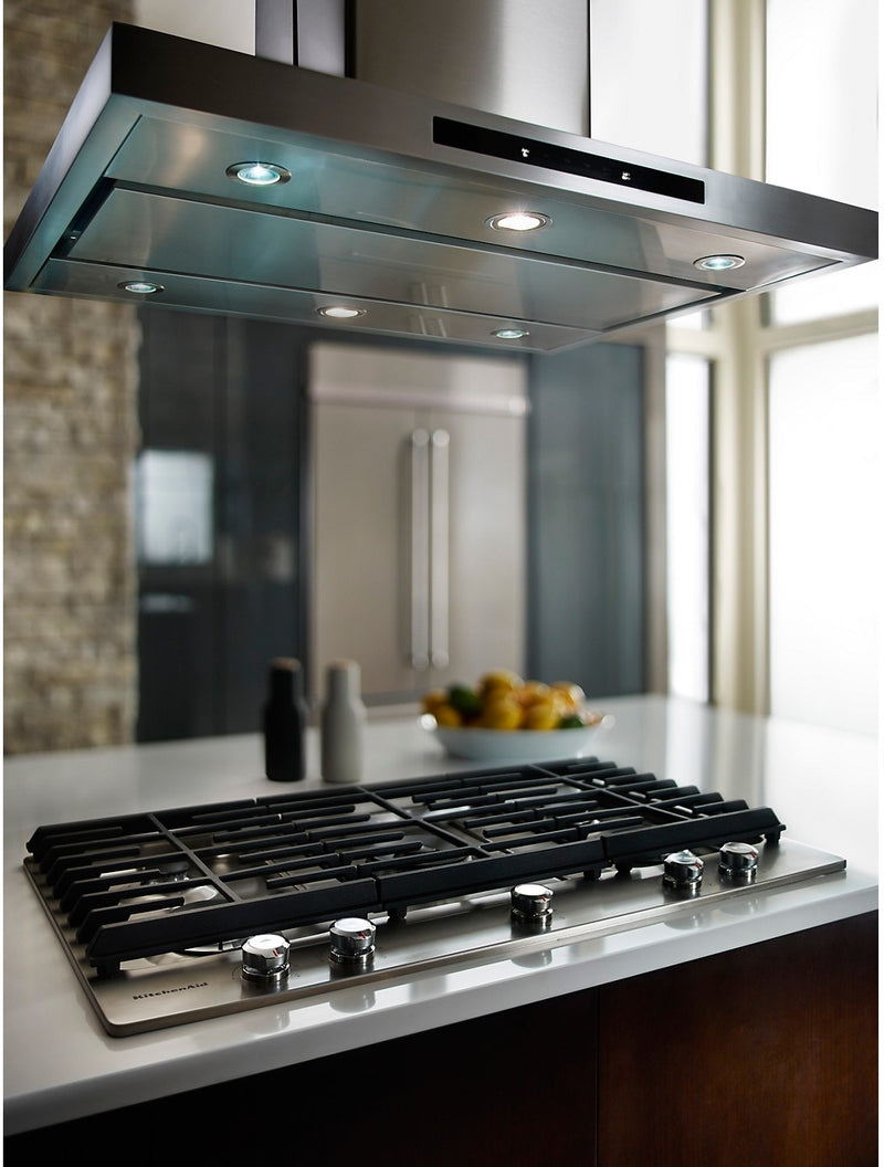 KitchenAid 30" 5-Element Gas Cooktop - Stainless Steel - KCGS950ESS ...