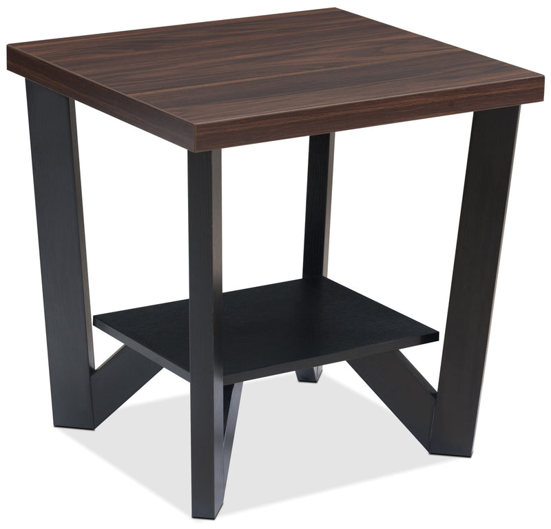 Arika 3-Piece Coffee and Two End Tables Package - Black | The Brick