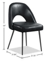 Elijah Dining Chair - Black | The Brick