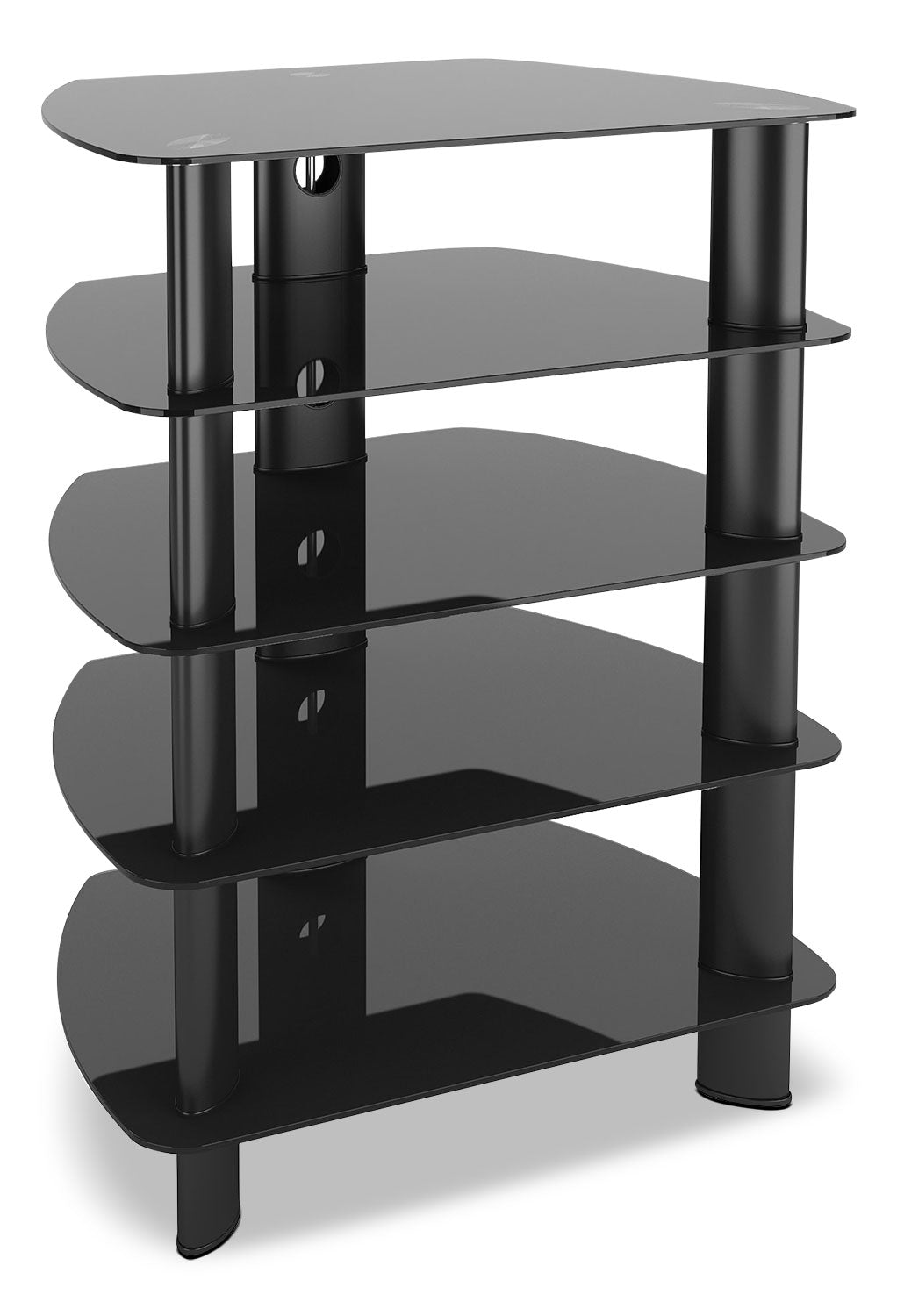 Laguna 26" Modern Audio Stand with Storage and Cable Management for ...