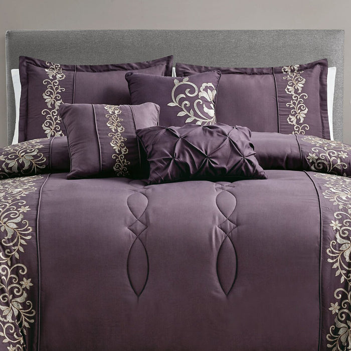 Milan 7-Piece Queen Comforter Set - The Brick