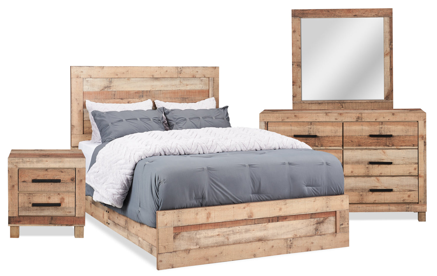 The brick king size bedroom sets store