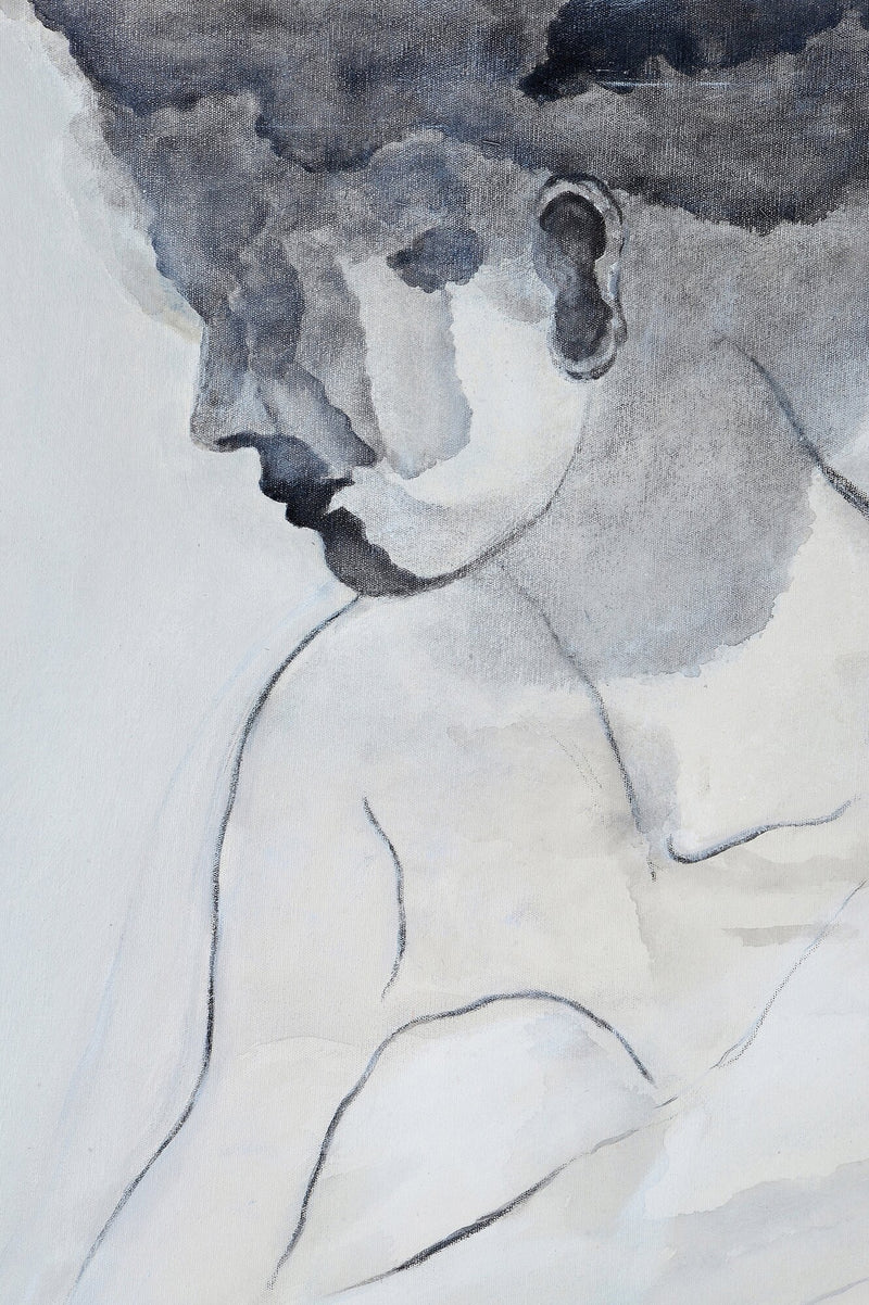 Framed Intimate Portrait Canvas - 45” x 55” - The Brick