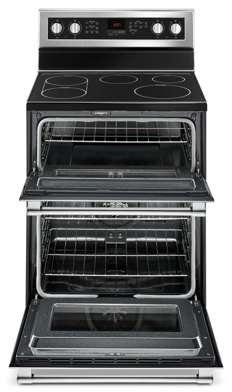 Maytag 6.7 Cu. Ft. Electric Range with Self-Clean and Double Oven ...