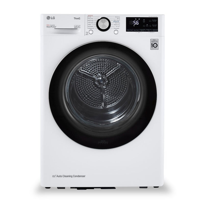 LG 24" 4.2 Cu. Ft. Smart Heat Pump Dryer - White - Stackable - DLHC ...