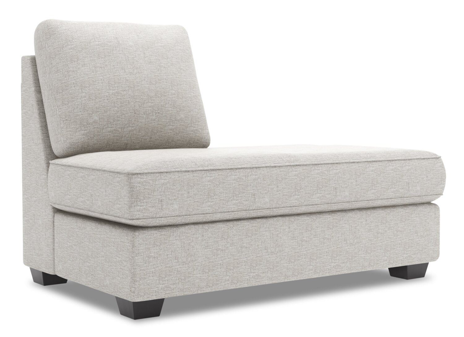 Sofa Lab Roll RAF Chaise Return - Luxury Silver - The Brick