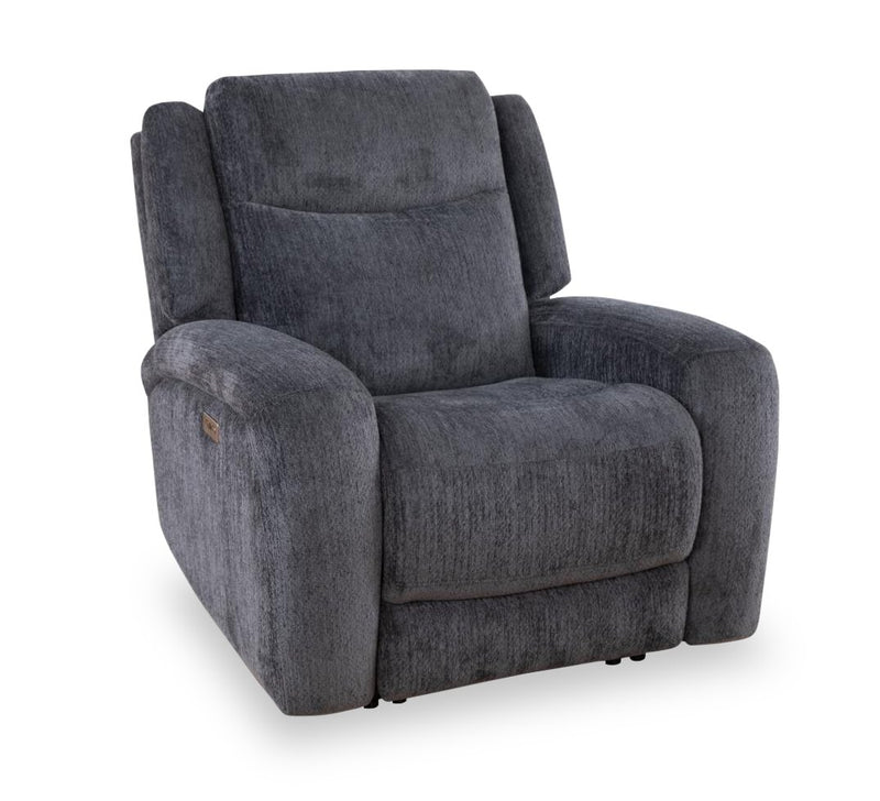 Atlantis 38" Fabric Zero Gravity Power Reclining Chair - Dark Grey ...