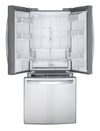 LG 21.8 Cu. Ft. French-Door Refrigerator with Exterior Water Dispen ...