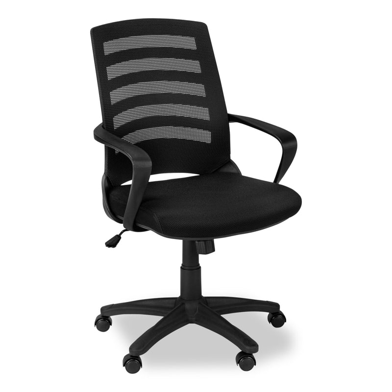 Felton 24" Office Chair - Black Mesh - The Brick