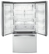 GE 18.6 Cu. Ft. Counter-Depth French-Door Refrigerator - GWE19JYLFS ...