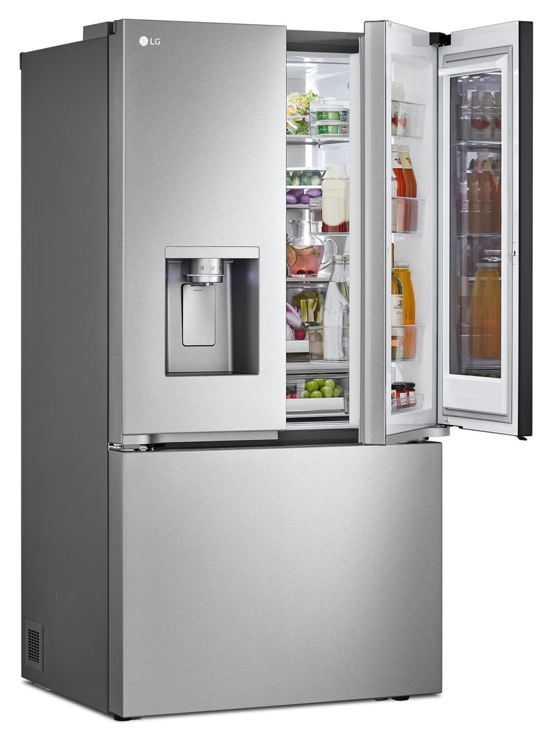 LG 31 Cu. Ft. Smart Mirror InstaView™ Door-in-Door® Refrigerator ...