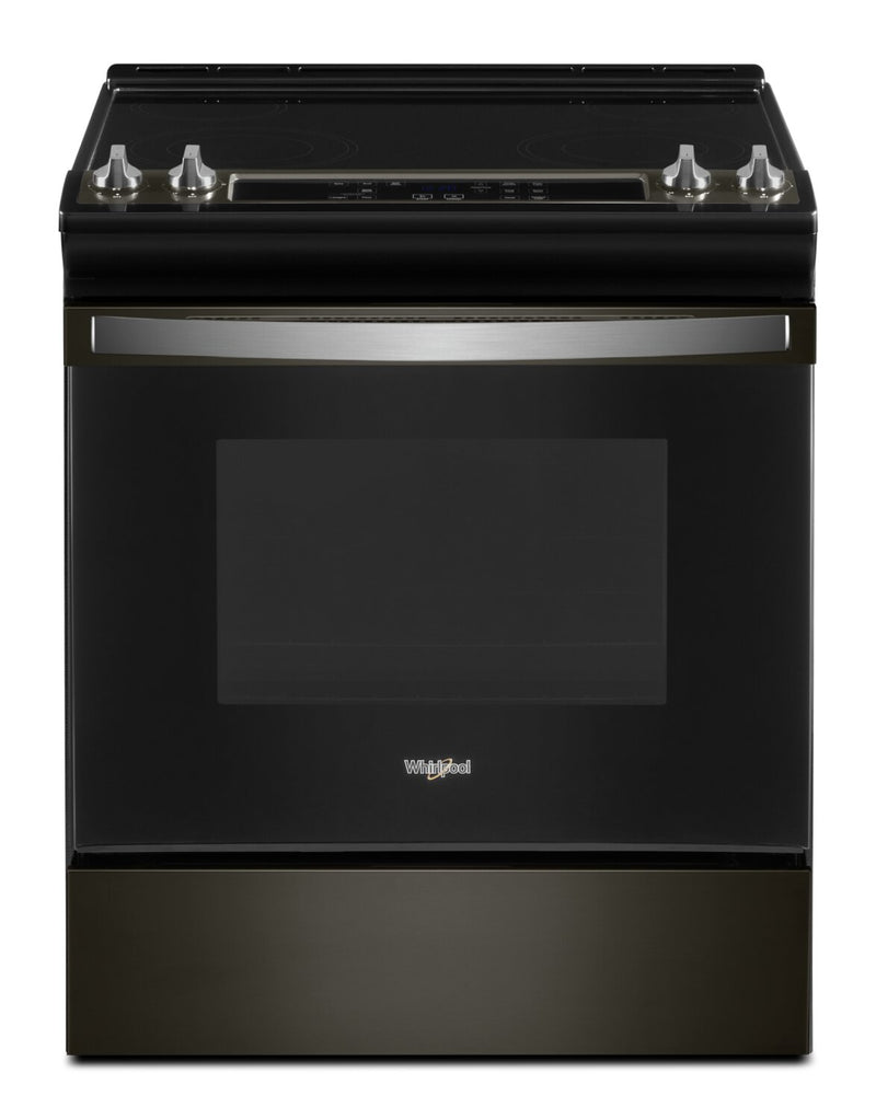 Whirlpool 4.8 Cu. Ft. Electric Range with Self-Clean - Black Stainl ...